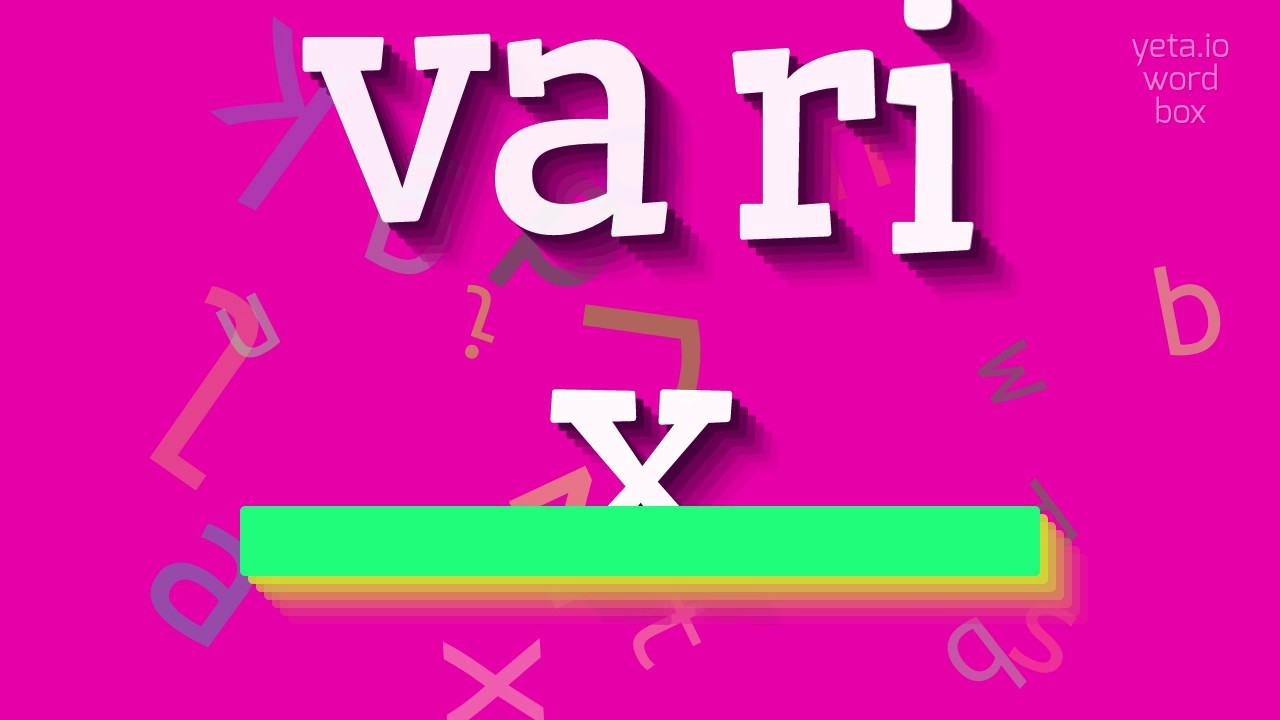 VARIX - HOW TO PRONOUNCE VARIX? - YouTube