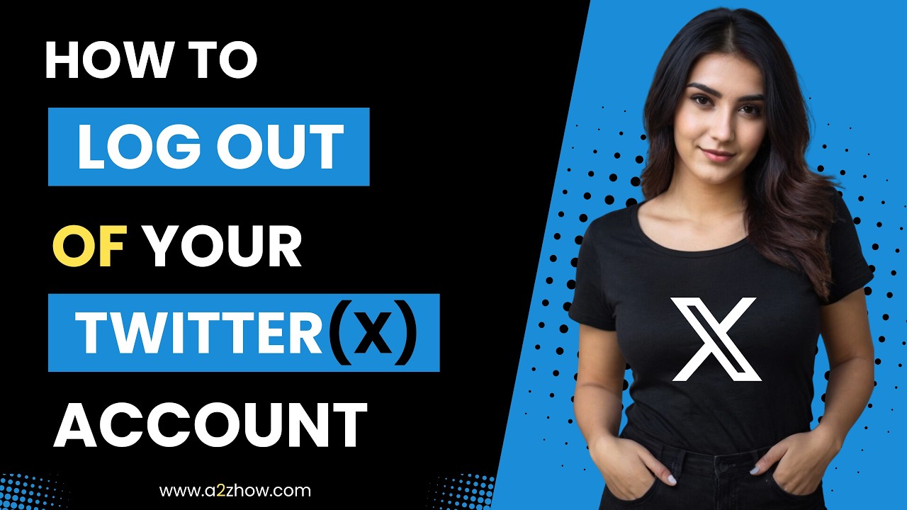 How to Logout of Your Twitter (X) Account - YouTube