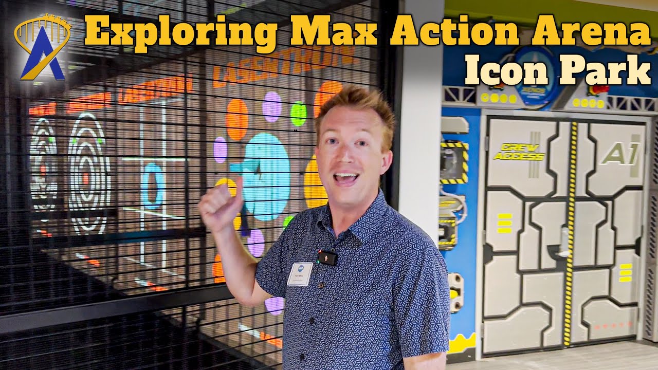 We explored the new Max Action Arena at Icon Park in Orlando! VR, Axe ...
