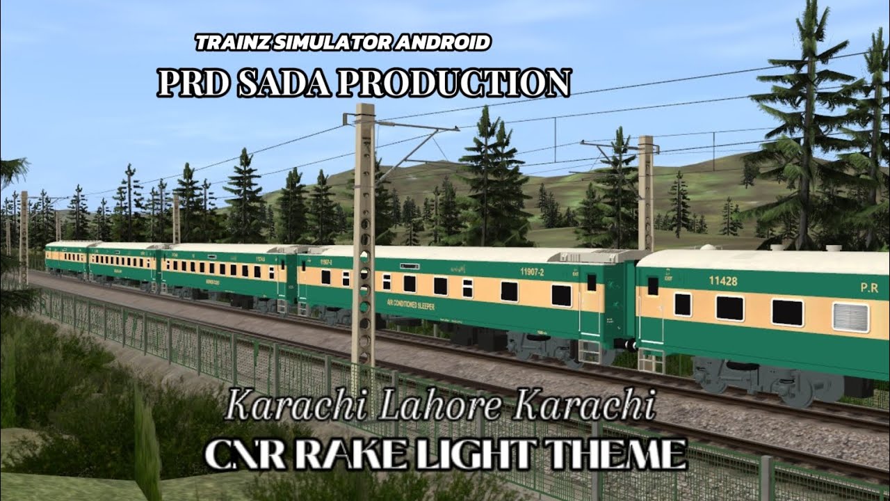 CNR RAKE LIGHT THEME #trainzsimulator - YouTube