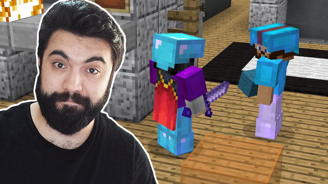 FULL KORUMA GEZEN ADAM! Minecraft: ŞANS BLOKLU BED WARS - YouTube