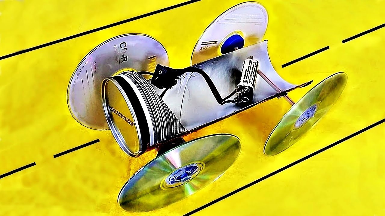 How to make a CD Car? - YouTube