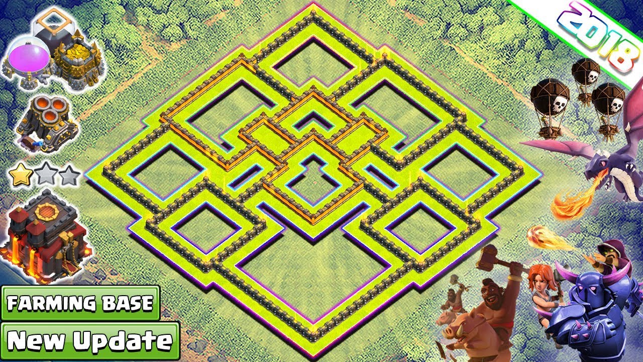 Town Hall 10 Farming Base