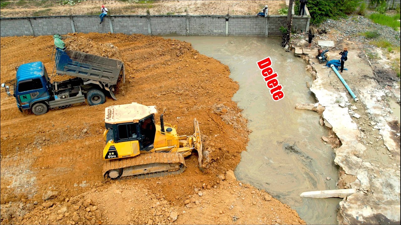 Ultimate Project! Perfectly Dozer Leveling Ground | Technique DOZER ...