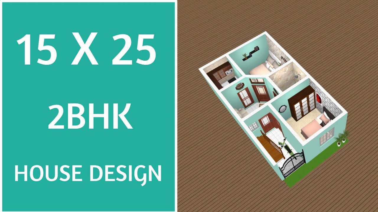 15x25 दो भाइयो के लिए घर का नक्शा ll 15x25 House Design ll 15x25 Ghar ...