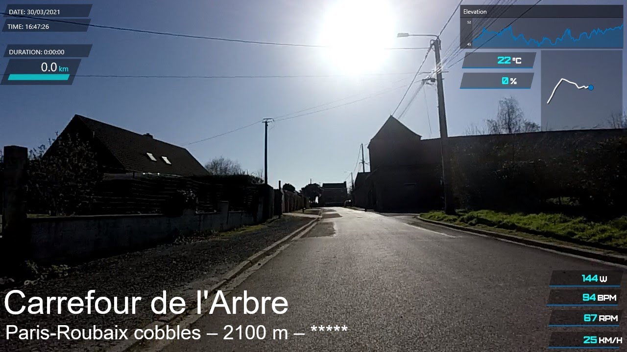 Cycling - Paris Roubaix cobbles - Carrefour de l'Arbre - ***** - YouTube