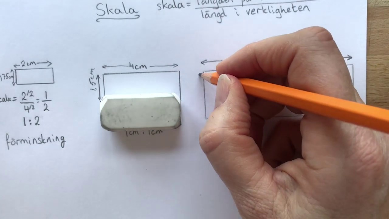 År 7 Hur räkna man med skala. Grundläggande info och tips - YouTube