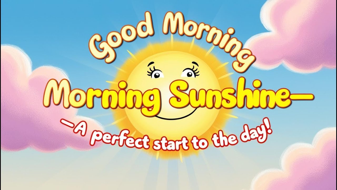 Good morning, sunshine, bright and new Day Poem With HARMONY KIDS - YouTube