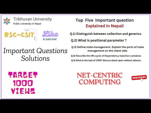 Net-centric Computing Important questions -2081,2080,2079,2078 || #bsc_csit - YouTube