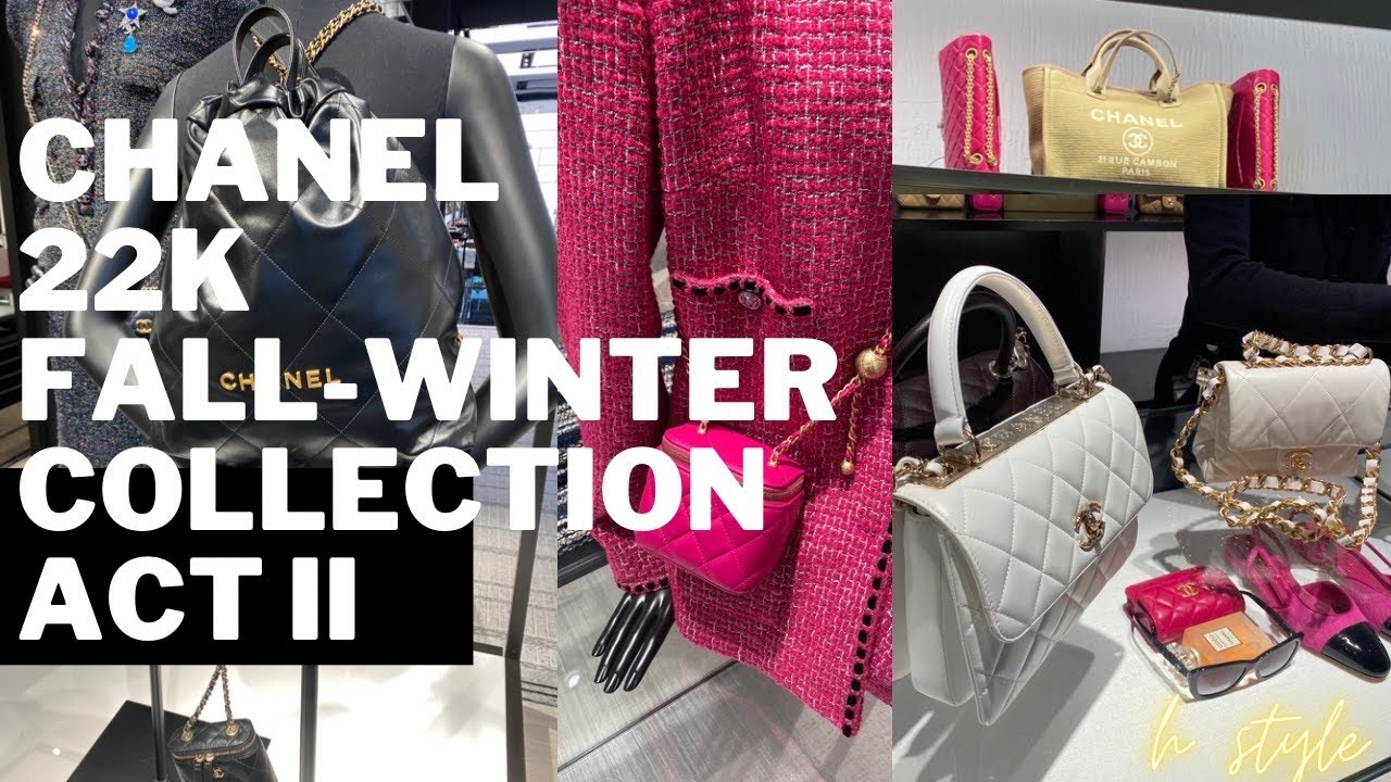 CHANEL 22K NEW COLLECTION LAUNCH DAY PART 1 ️ | CHANEL FALL WINTER 2022 ...