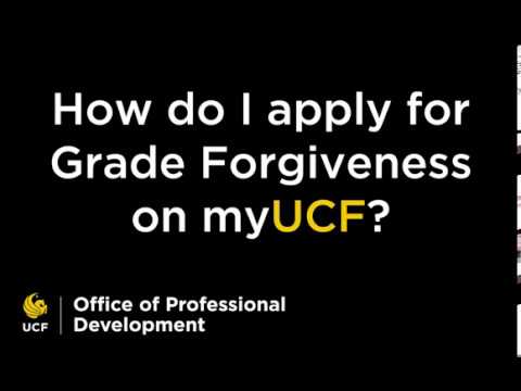 How to Apply for Grade Forgiveness - YouTube