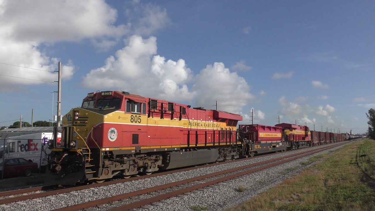 SHE'S my BABY, FEC Loco 703 on POINT on FEC 335-13 - FEC 101-13 ...