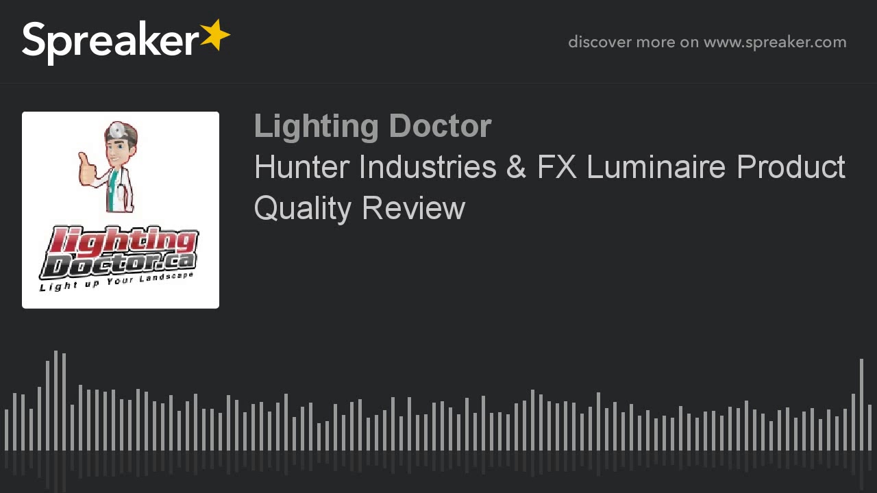 Hunter Industries & FX Luminaire Product Quality Review - YouTube