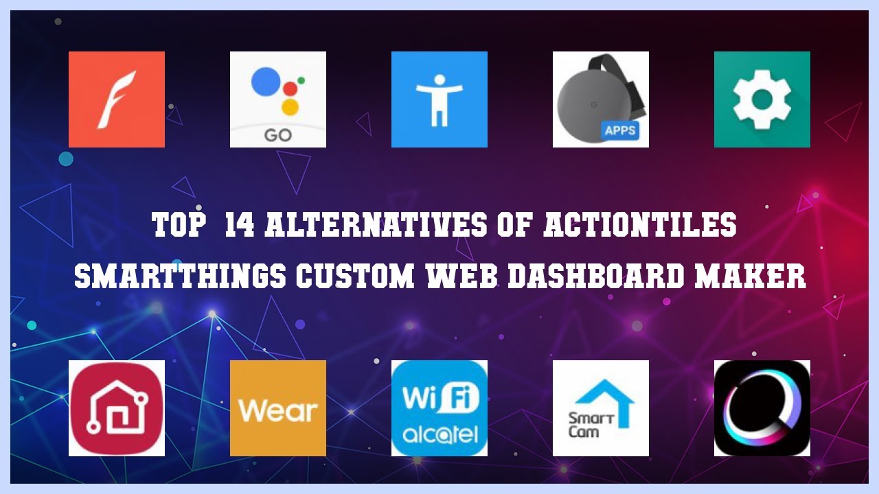 ActionTiles SmartThings custom web dashboard maker - YouTube