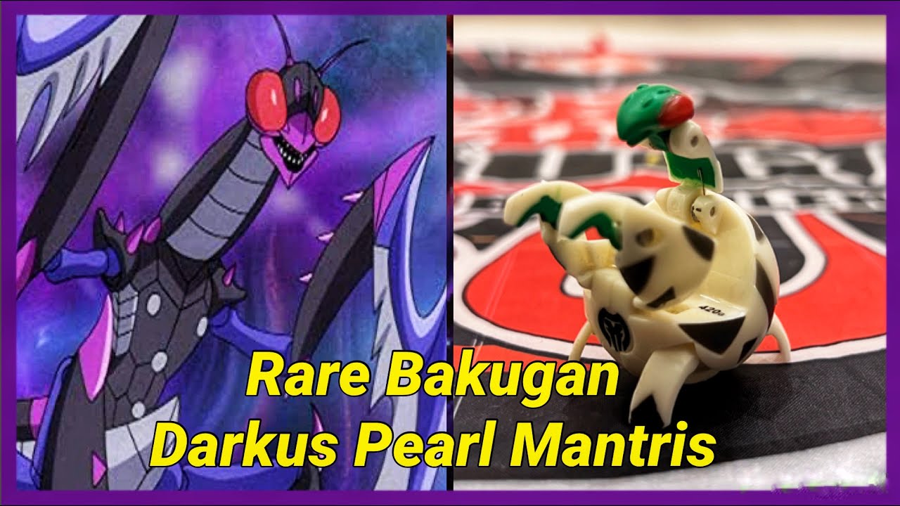 Rare Bakugan Darkus Pearl Mantris Review! - YouTube