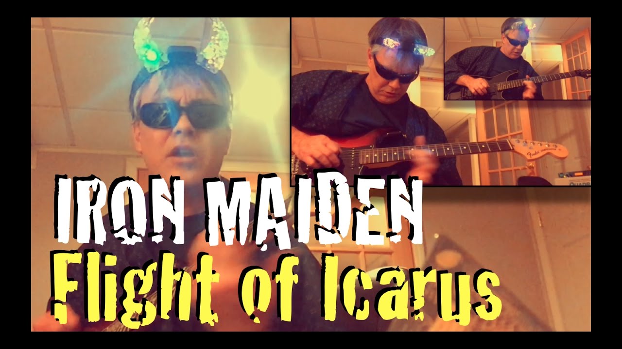 Iron Maiden - Flight of Icarus Guitar Cover Complete - YouTube