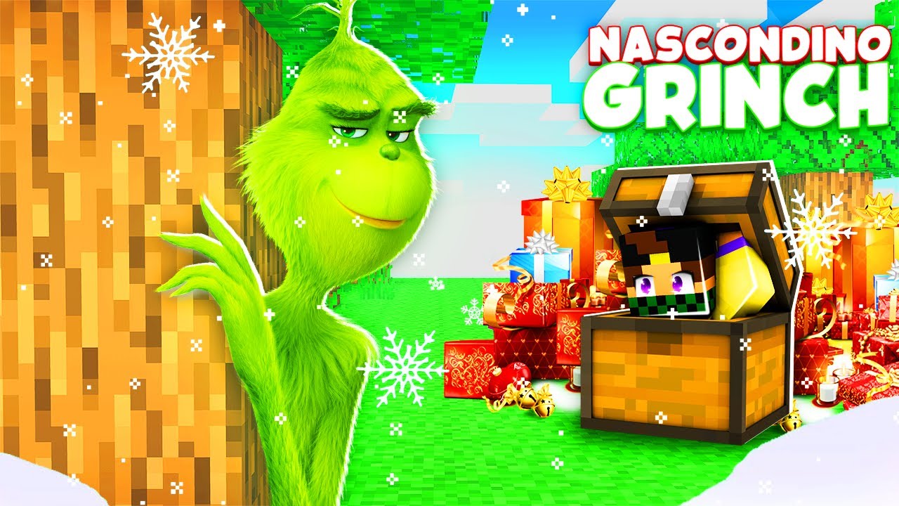 GIOCO A NASCONDINO da GRINCH HACKER con i MIEI AMICI su MINECRAFT - YouTube