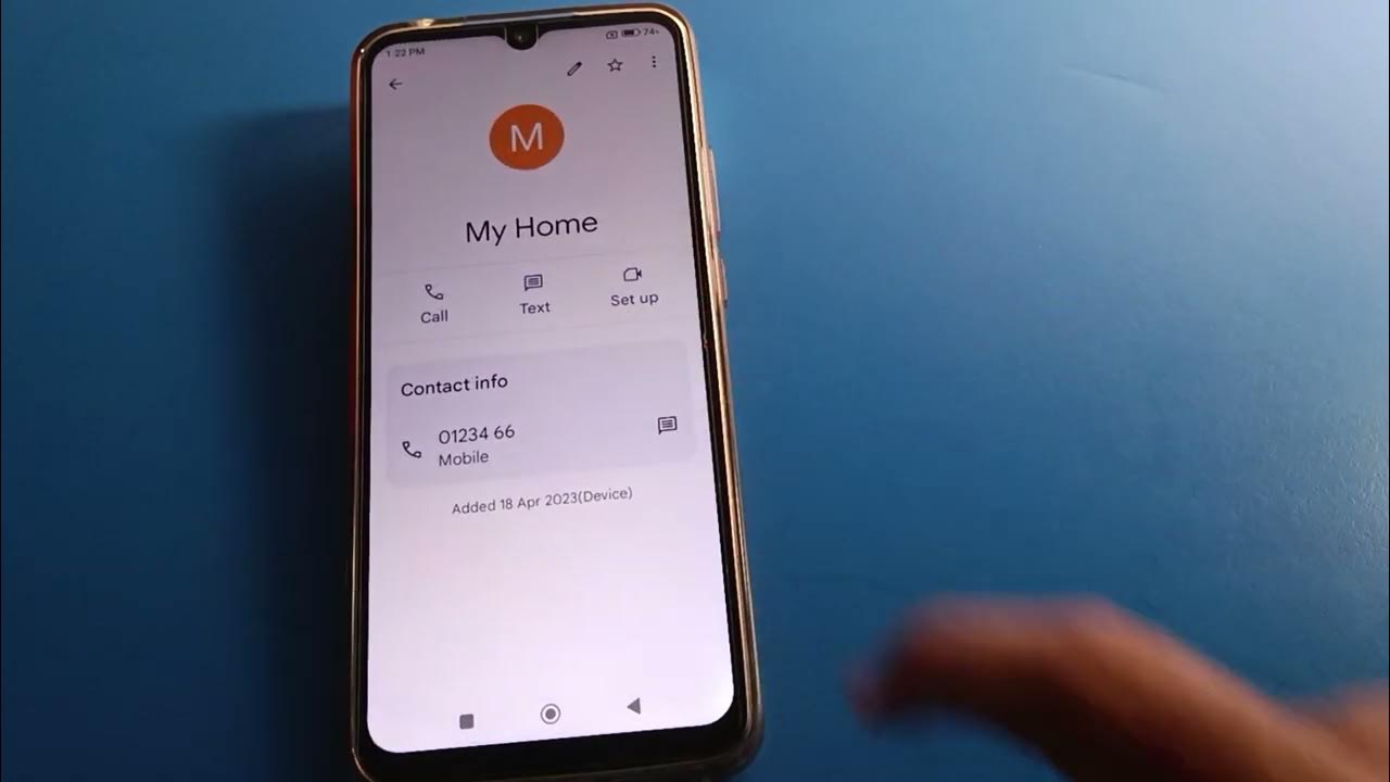 Call setting Redmi 12c, how to save contact number redmi phone - YouTube