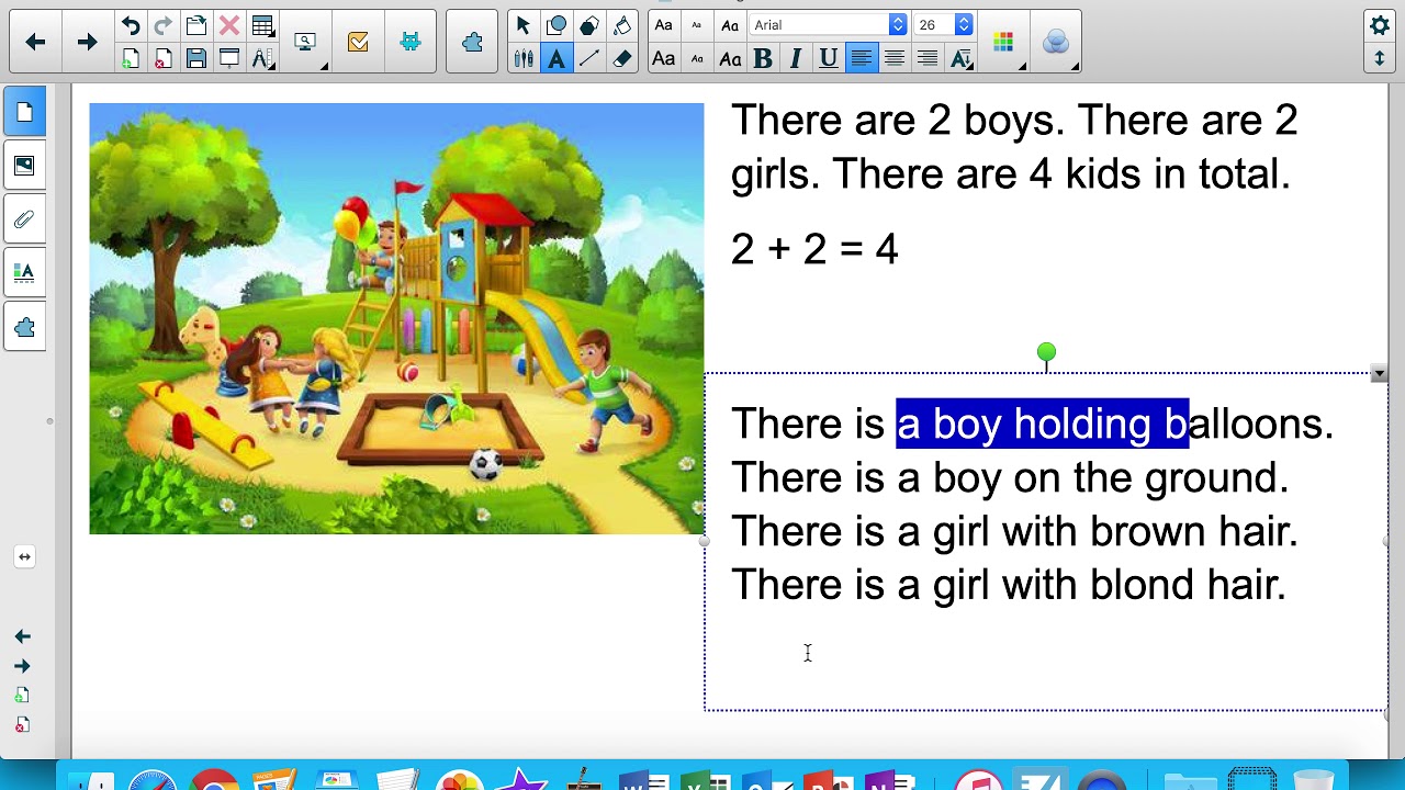 Writing a math story - YouTube