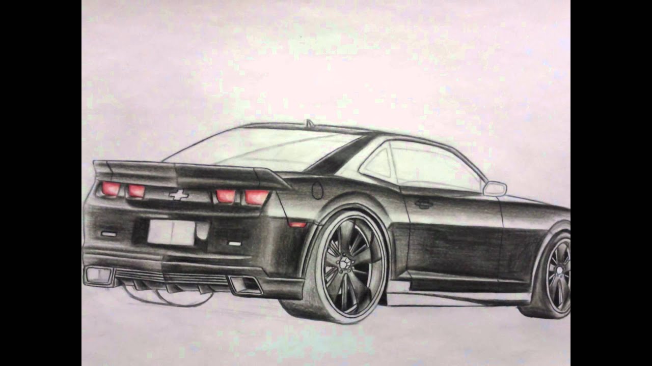Chevy Camaro SS Drawing - YouTube