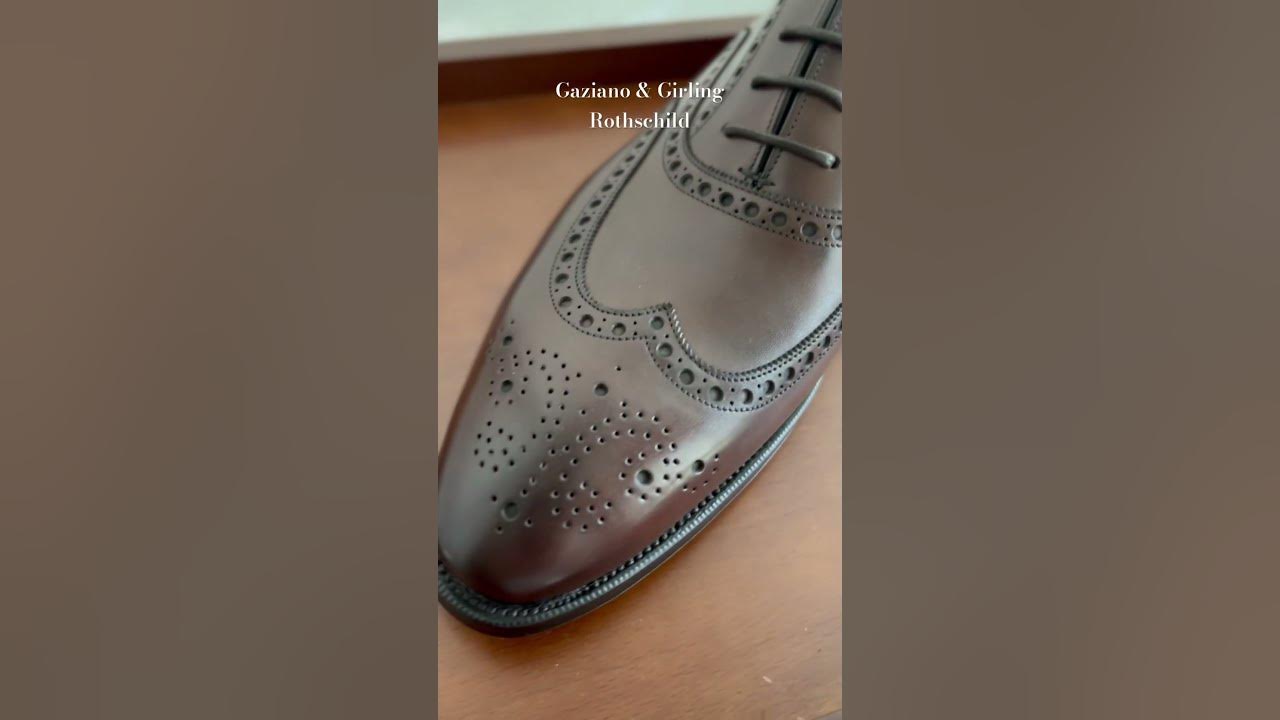 The perfect full brogue 🇬🇧 Gaziano & Girling 🇬🇧 Rothschild in Vintage Oak DG70 last 🇬🇧 - YouTube