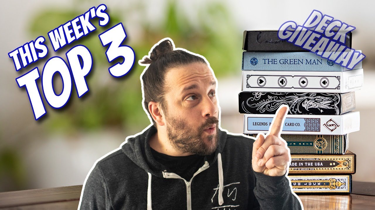 This Week's Top 3 Playing Cards - October 7 | TOP 3 LIVE + GIVEAWAY ...