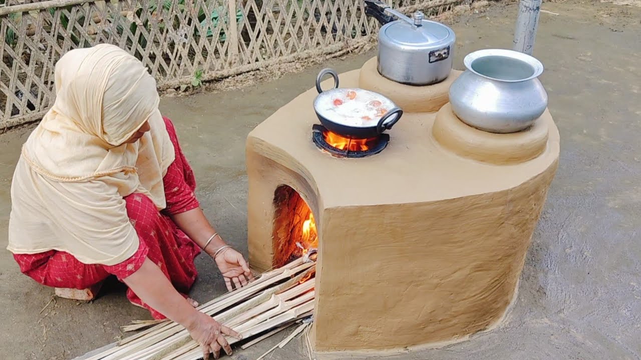 How to make Multiple 3 in 1 Clay Stove । Primitive Technology of Chulha ...