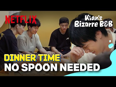 No spoon, no fork, no problem! | Kian's Bizarre B&B | Netflix [ENG SUB]