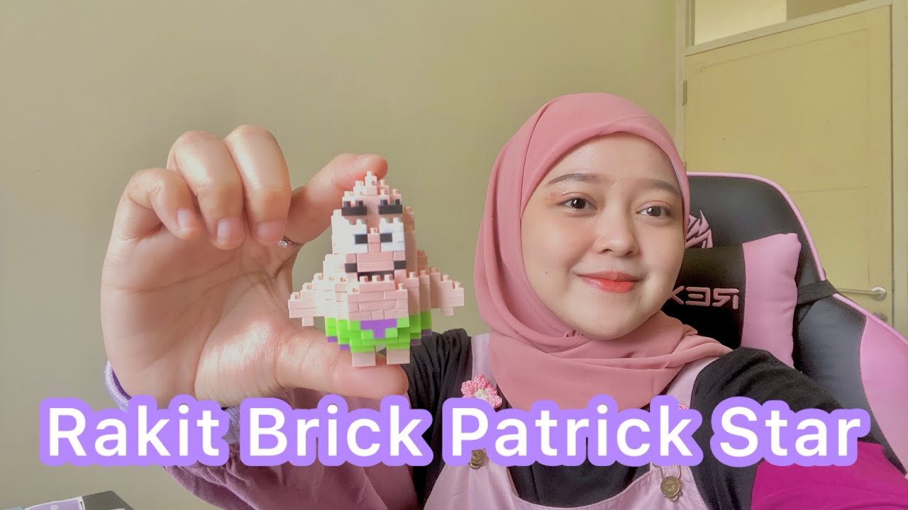 Rakit Brick Patrick Star | nano block | review dan unboxing mainan lucu ...