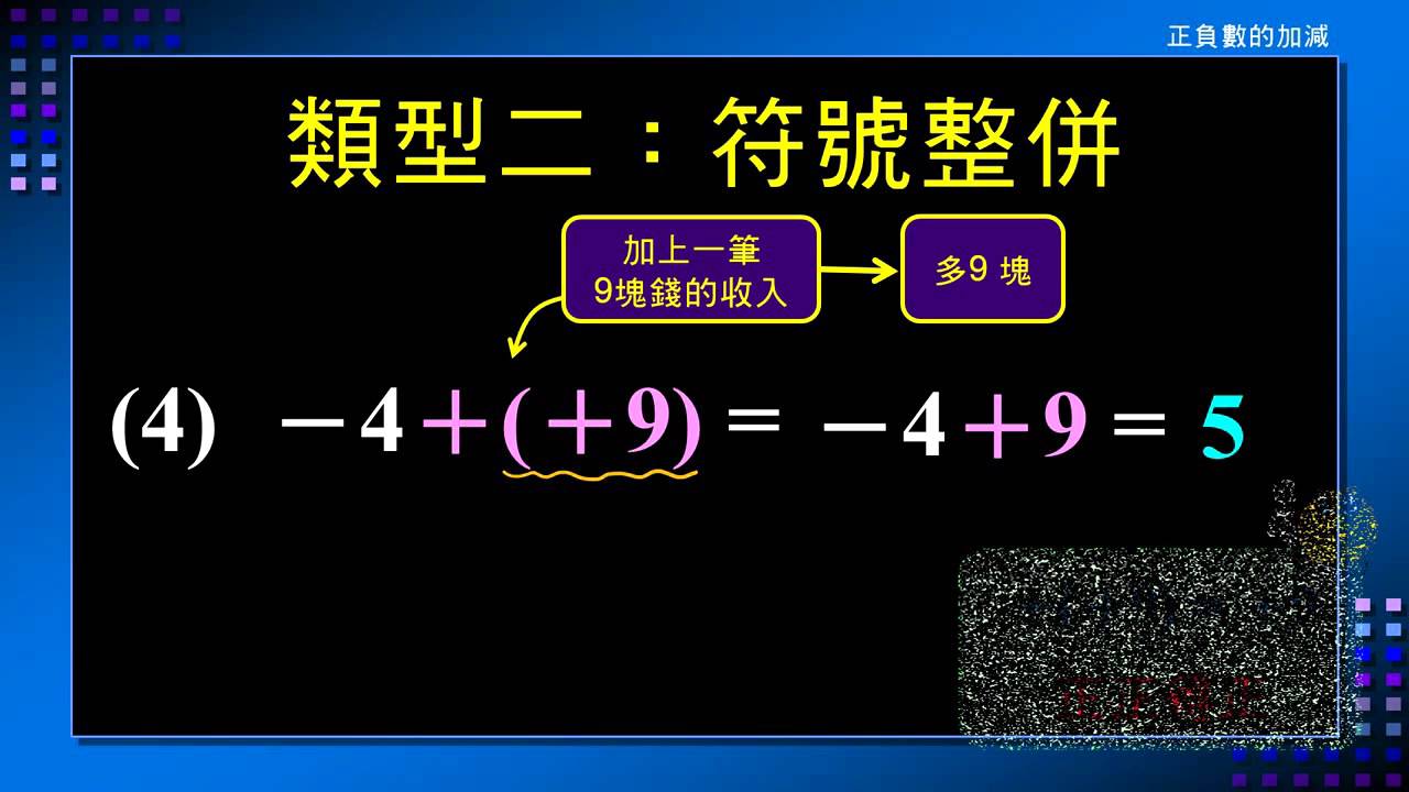 符號整併(正正得正) - YouTube