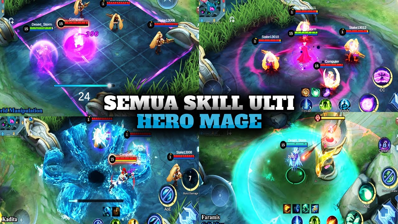 Semua Nama Skill Ulti Hero Mage - All Mage Hero Ultimate Skill - Mobile ...