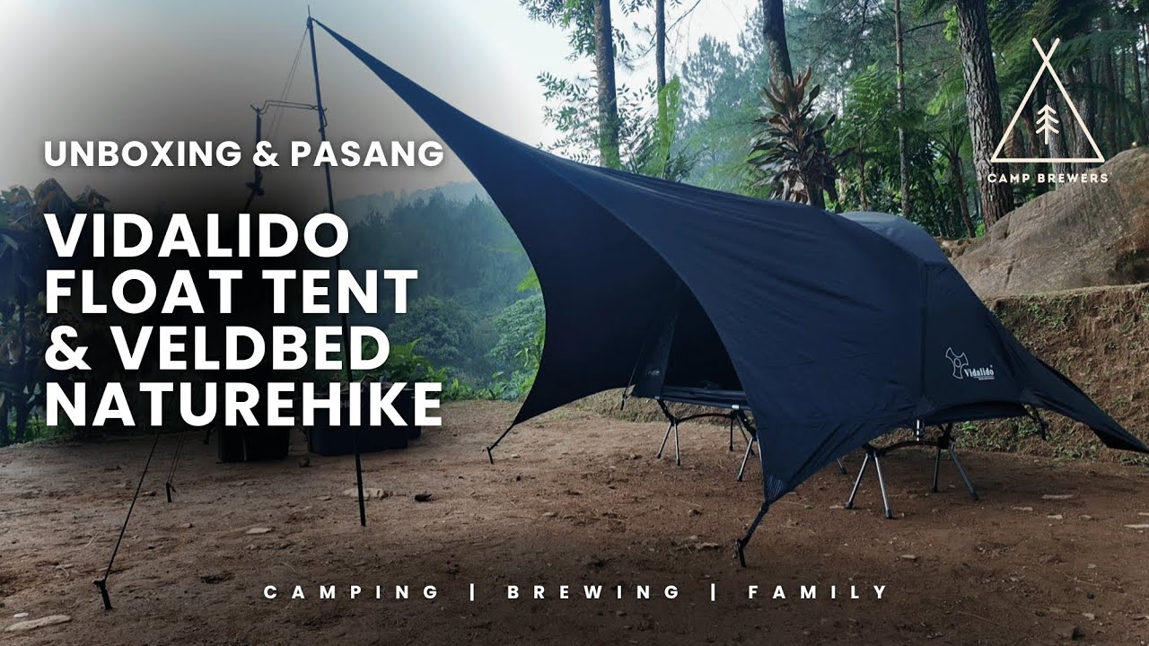 Unboxing & Pasang Tenda Vidalido Float Tent Solo Camp [ hanya 5 menit ...