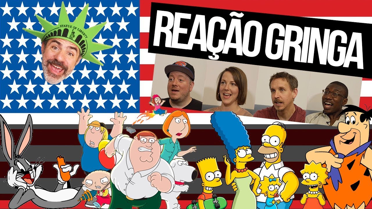 GRINGOS REAGEM ÀS DUBLAGENS EM PORTUGÛES DOS SIMPSONS, PERNALONGA E ...