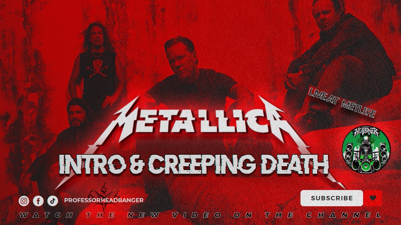 Metallica - Intro & Creeping Death (Live at MetLife) - YouTube