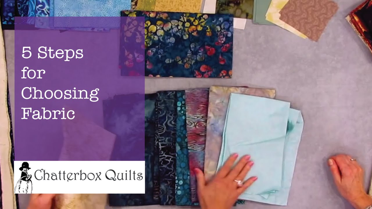 5 Steps For Choosing Fabric - YouTube