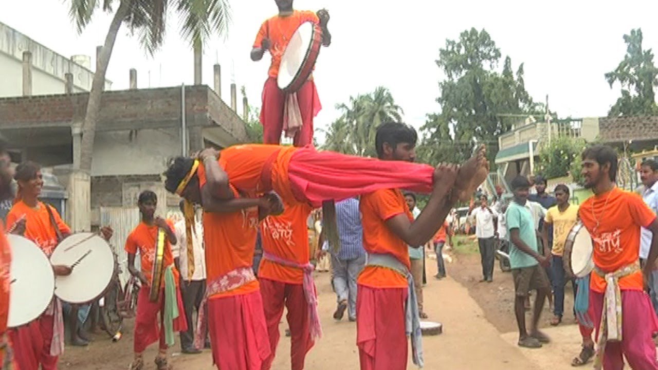 Stunts By Dappu Artists || Indian Local Music Instruments || Dappu ...