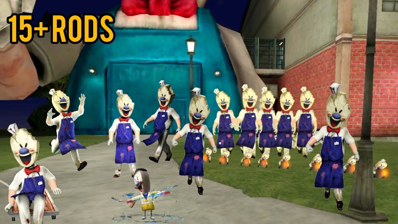 Ice Scream 15+ Rods in 1 match | Ice Scream Gameplay - YouTube