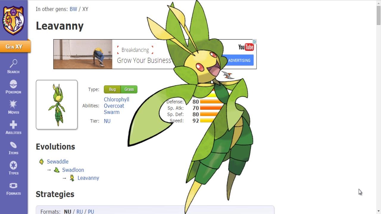 Pokemon Review: Leavanny - MANTIS OP! - YouTube