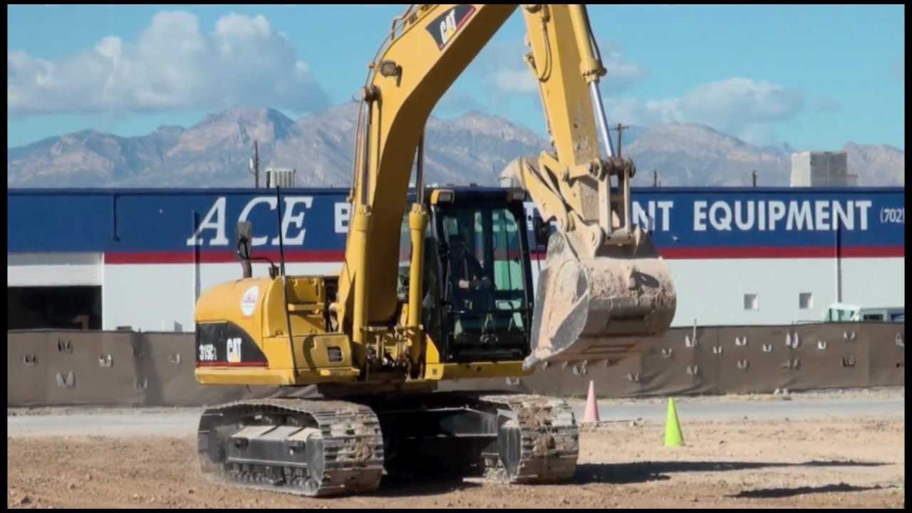 Las Vegas Dig THIS! Fun with a Caterpillar 315C Excavator. - YouTube