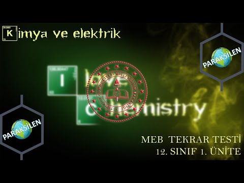 MEB 2. Tekrar Testleri - 12. Sınıf - Kimya ve Elektrik