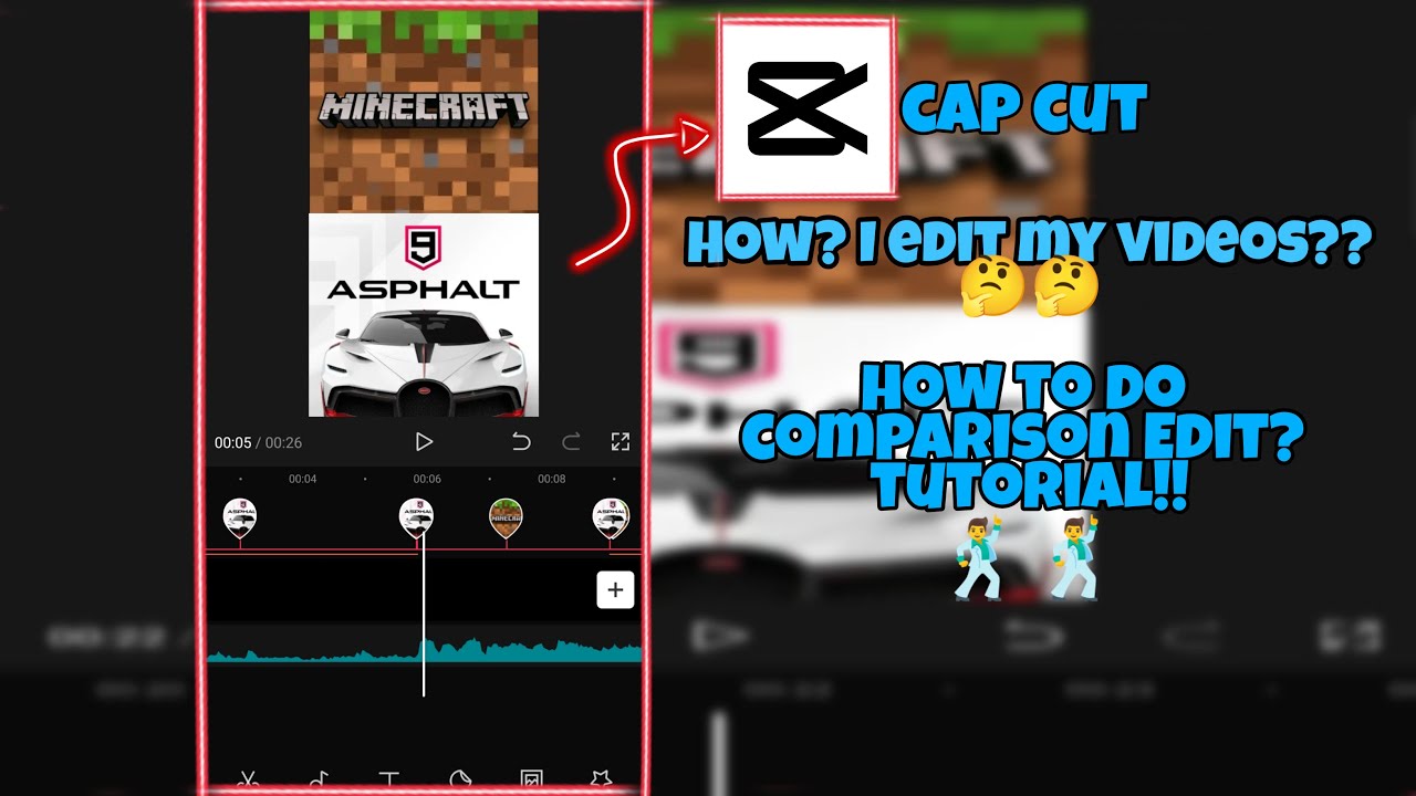 How? I edit my videos? 🤔 | How to make comparison edits! Tutorial ...