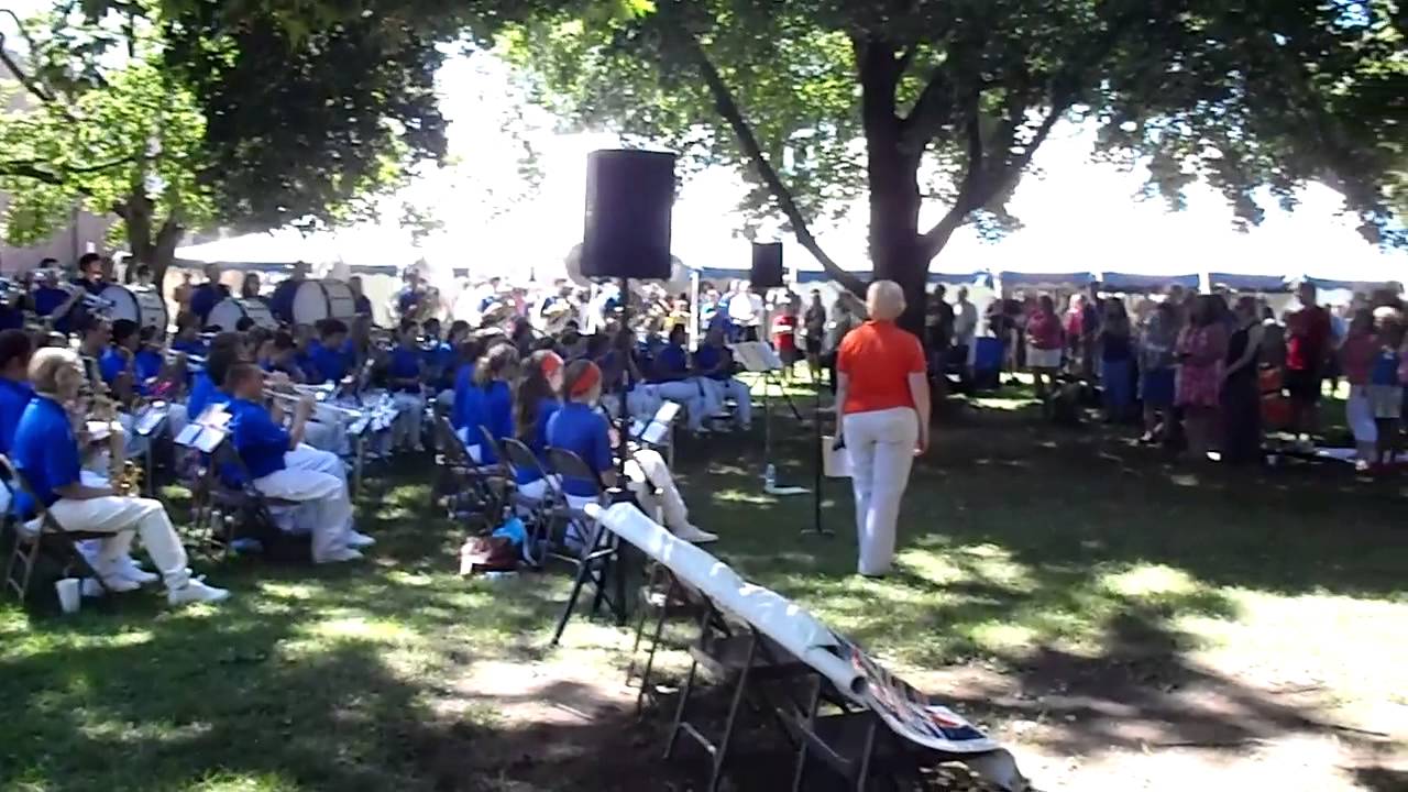 Edison Band plays the National Anthem - YouTube