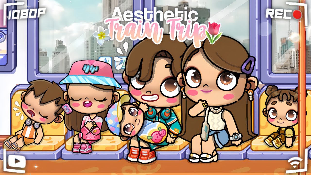 *AESTHETIC* TRAIN TRIP🚆🎀 || *VOICED🔊* || AVATAR WORLD - YouTube
