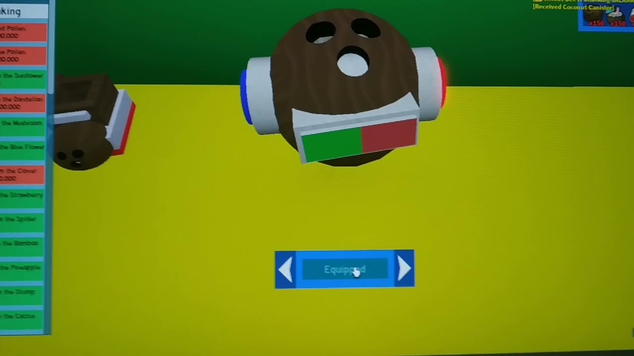 Getting the Coconut Canister (BSS) Roblox - YouTube