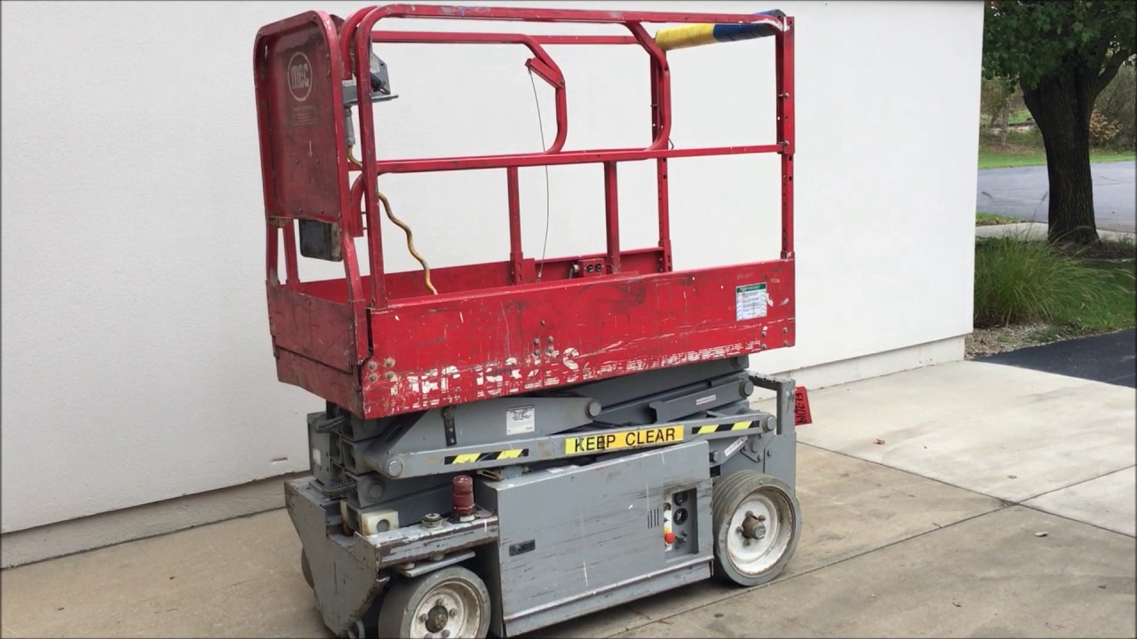 MEC 1932 Scissor Lift FL2019 - YouTube