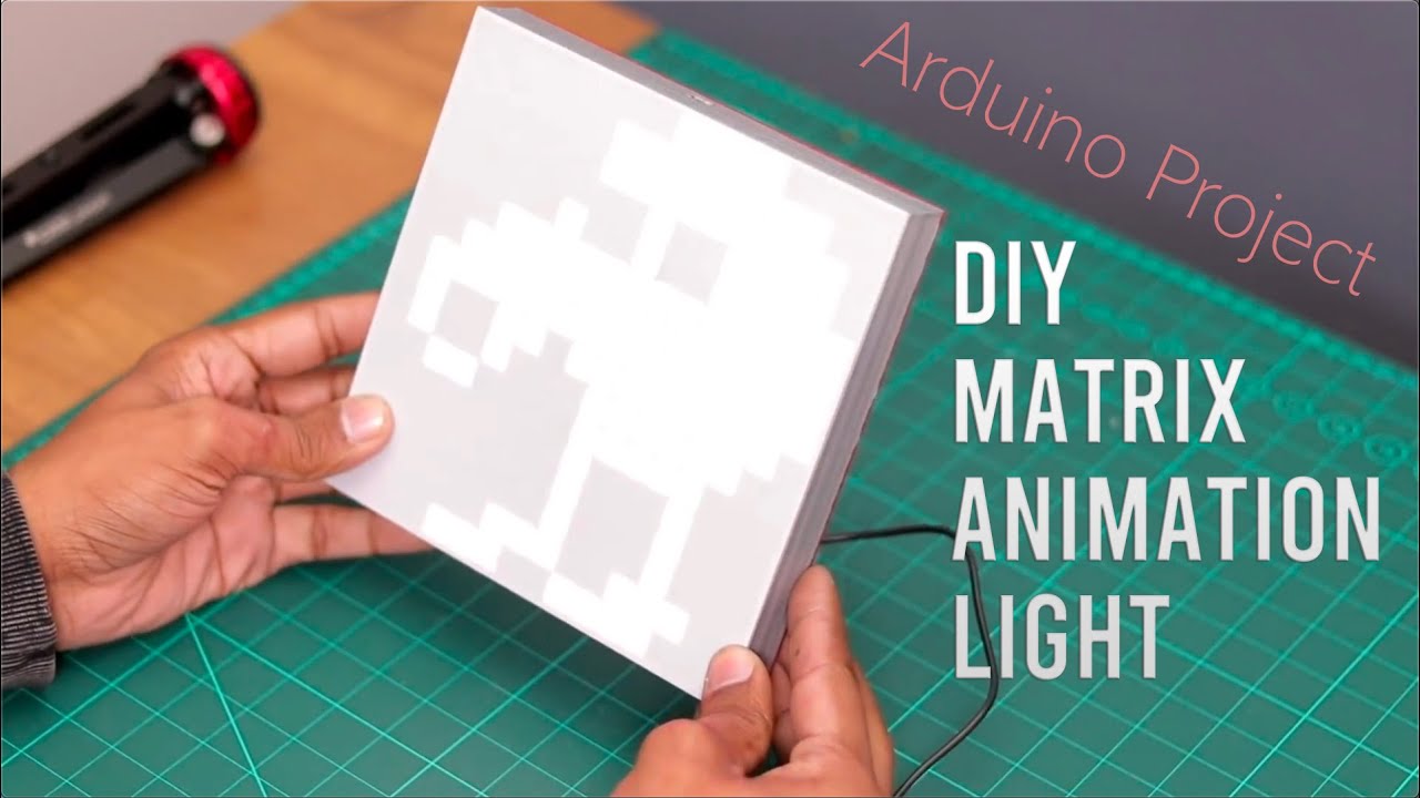Arduino Project | Amazing DIY Matrix Animation Light - YouTube