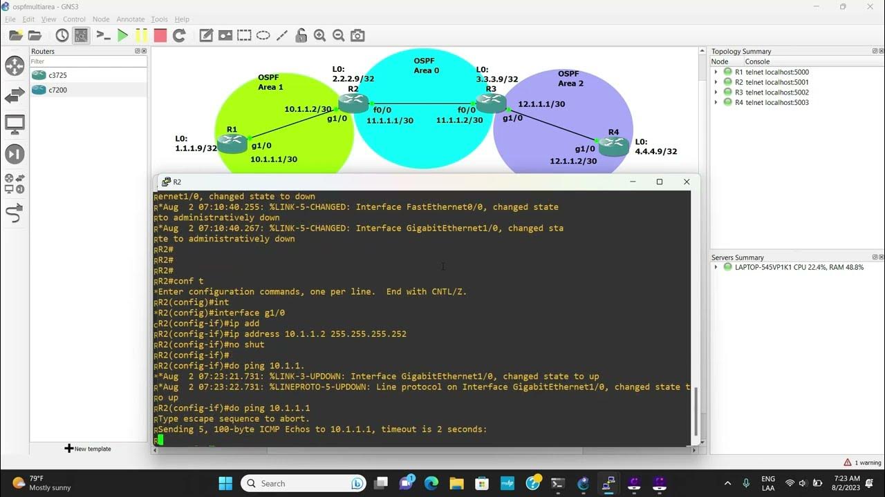 Configuración de OSPF Multiárea en routers Cisco [FÁCIL Y PROFESIONAL] - YouTube
