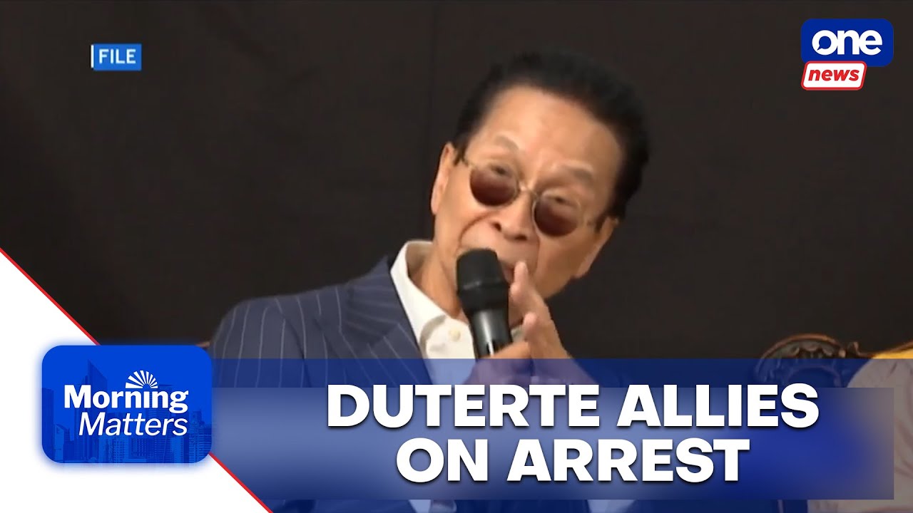 Duterte allies decry his arrest, slam ICC | Morning Matters - YouTube