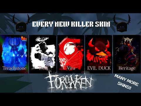 Server Wiping With EVERY NEW KILLER SKIN IN THE AZURE UPDATE (Forsaken)