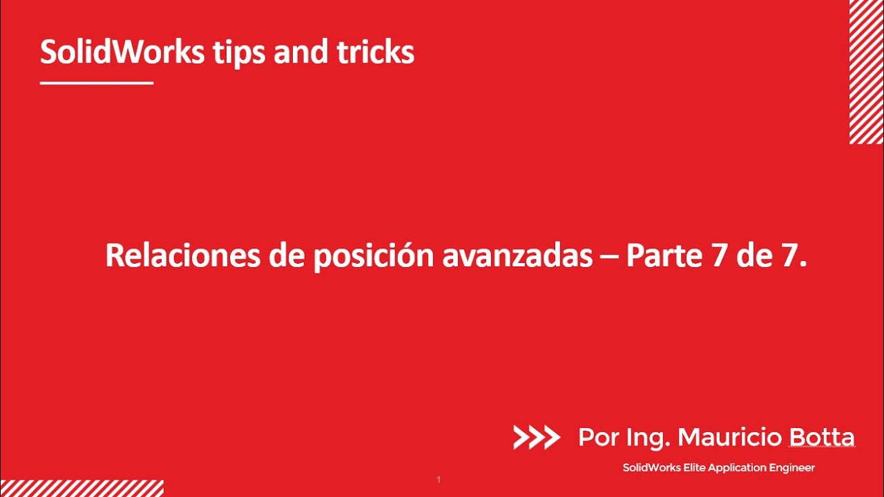 SolidWorks: Relaciones de posición avanzada Distancia Límite / Angle ...
